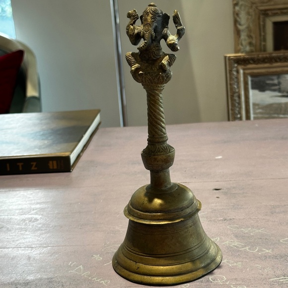 no brand | Art | Ganesh Heavy Brass Bell | Poshmark